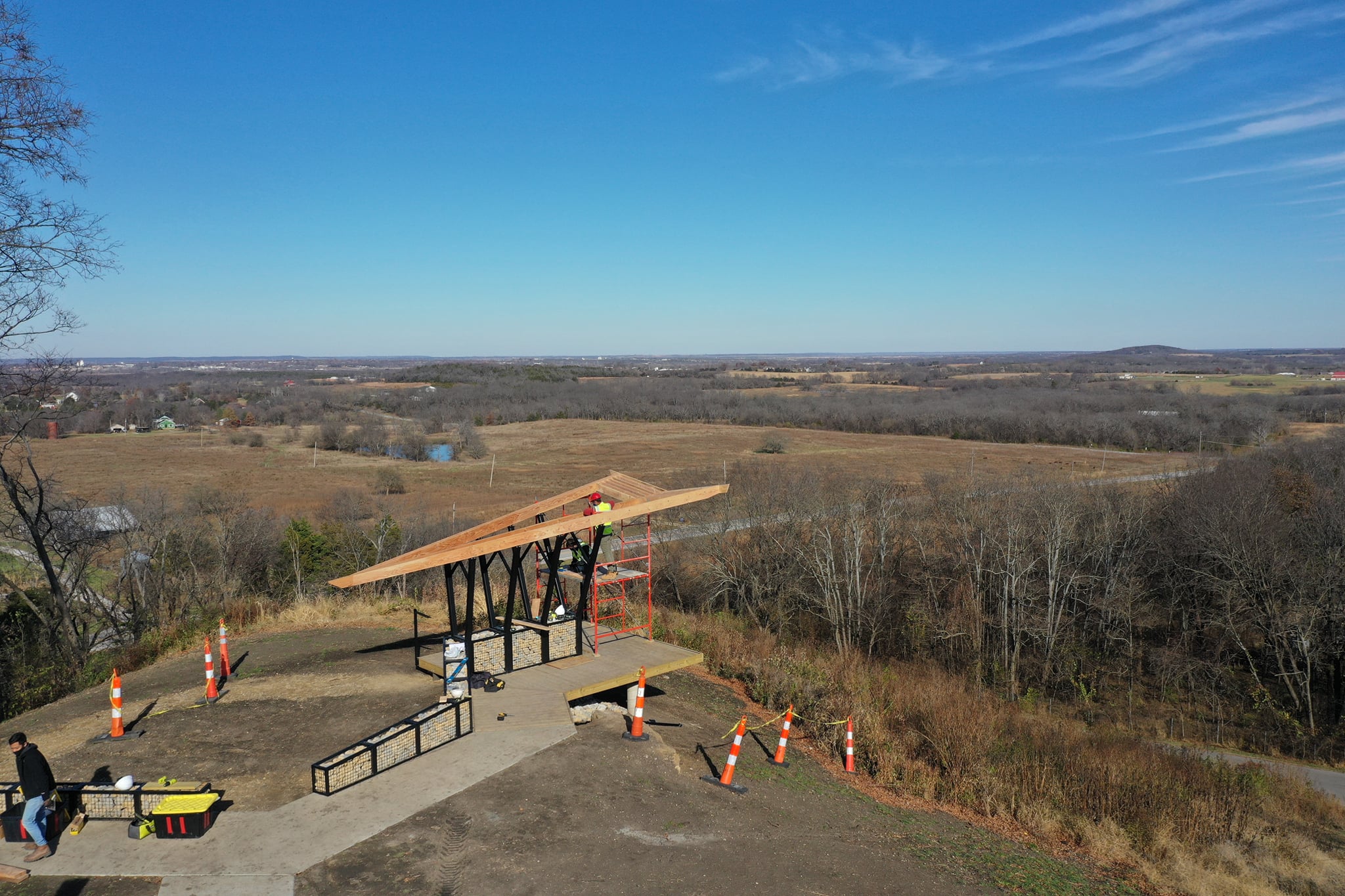 KU students building ADA-compliant platform for Wells Overlook Park ...